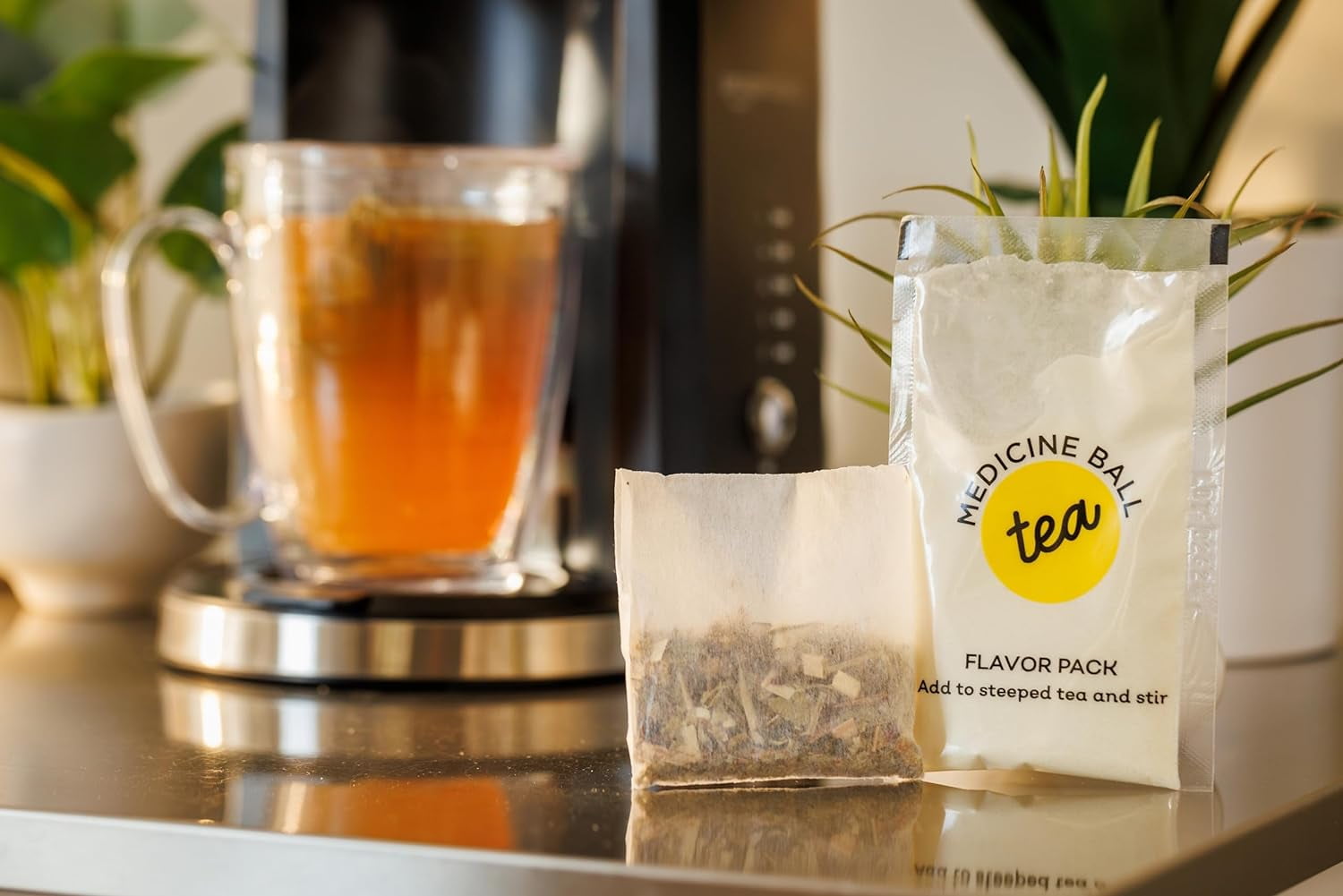 Medicine Ball Tea Kit - A Refreshing, Soothing Herbal Blend Of Green ...