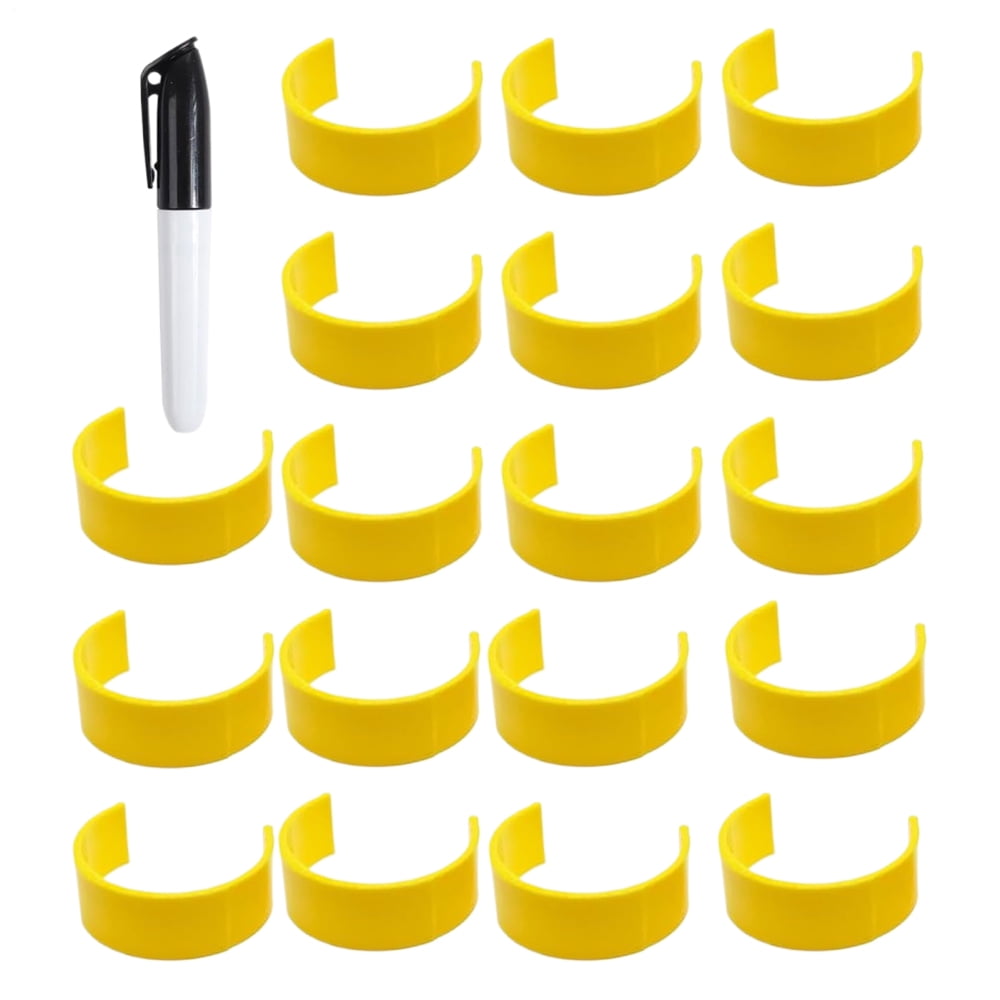 Medicine Bottle Clips 18 Pieces Bottle Clamp Bottle Label Clips Easy ...