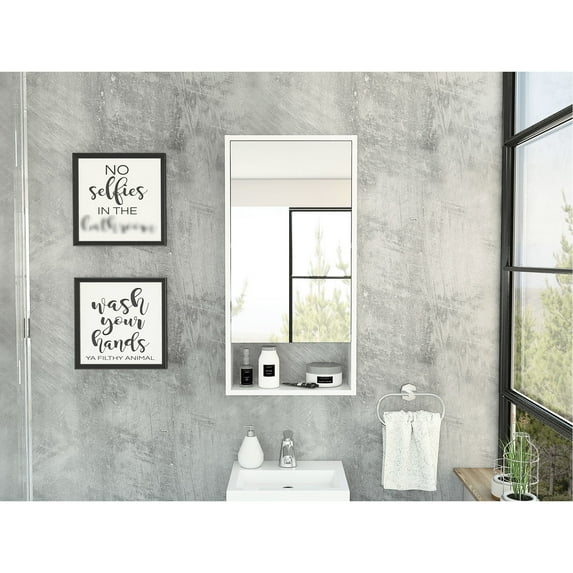 Medicine Cabinet | Large Size for Bathroom Storage | Particle Board ...