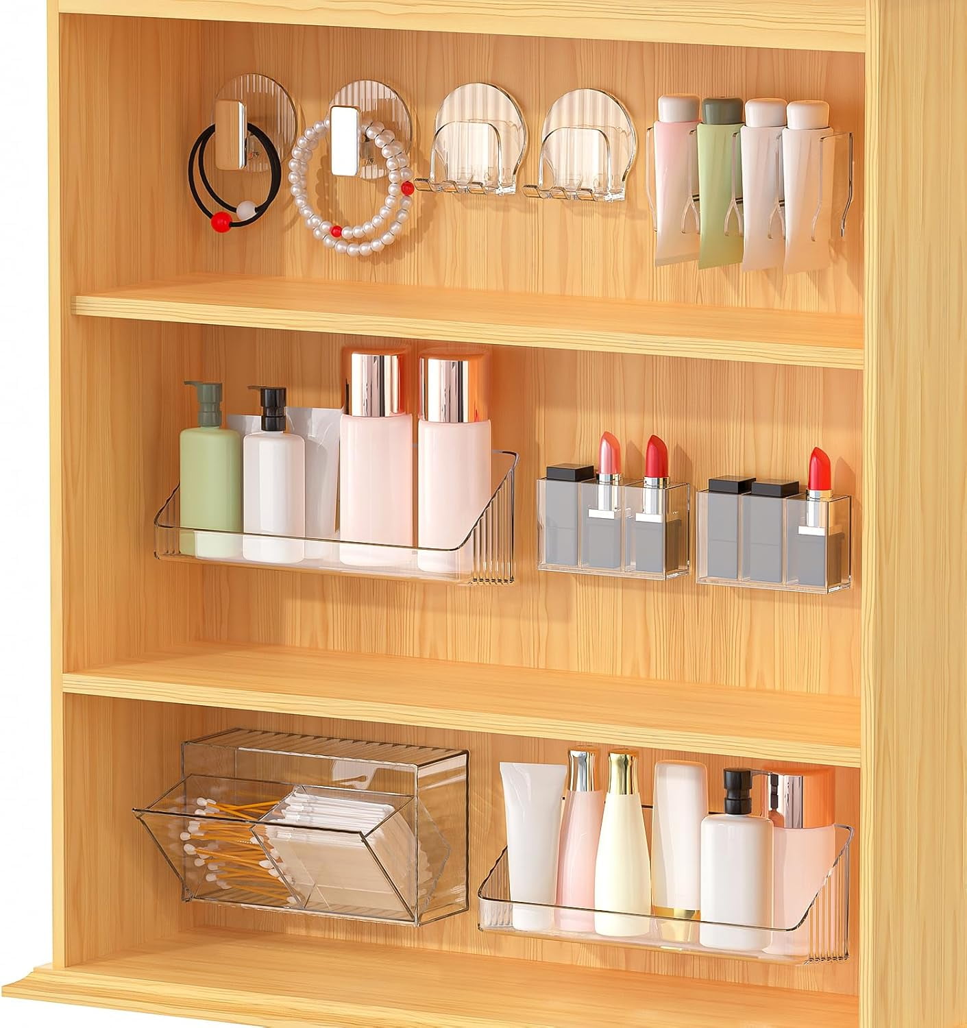 Medicine Cabinet Organizer 10-Pack, Clear Acrylic Medicine Organizers ...