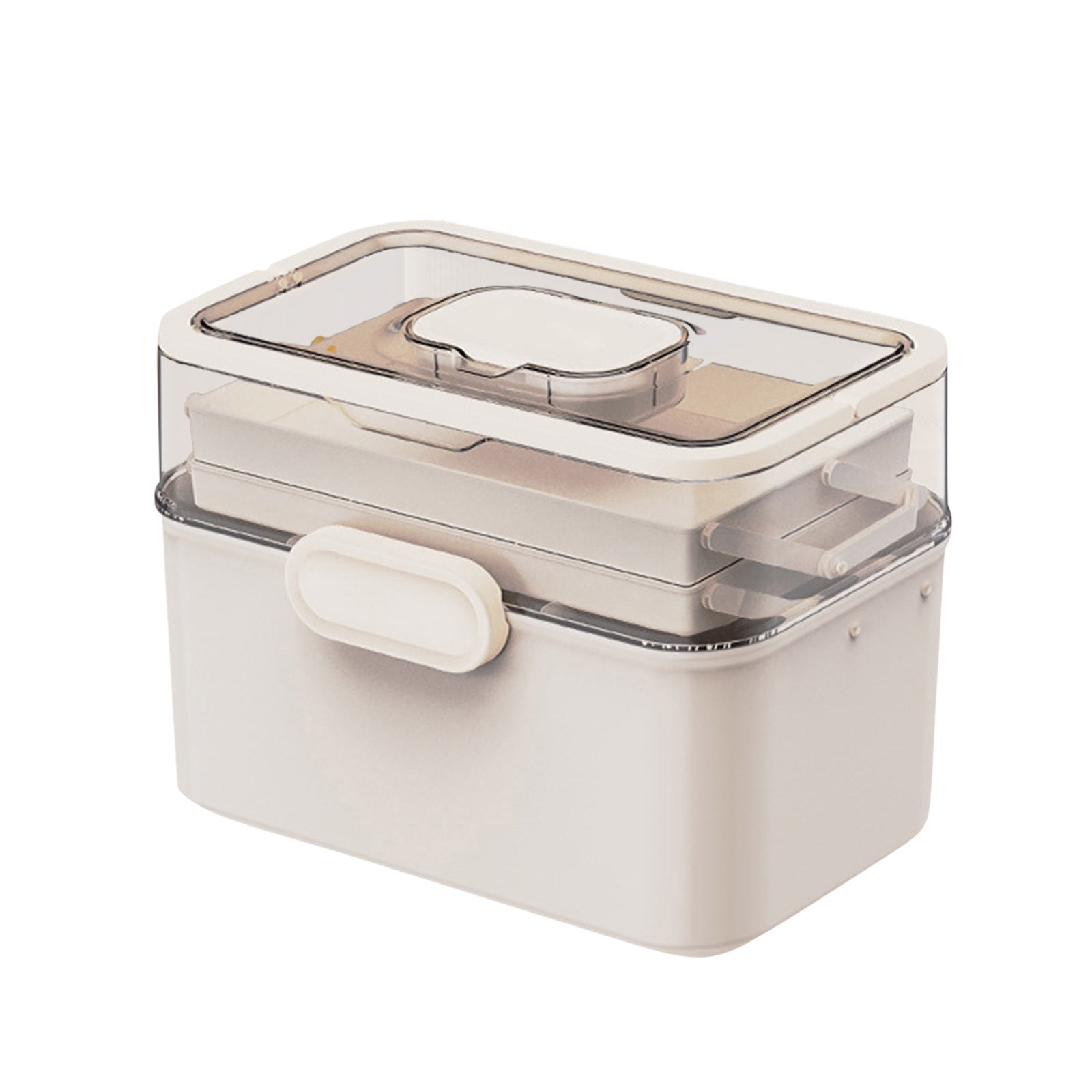 Medicine Cabinet Organizer, 3-Tier Storage Box, First Aid Organizer Box ...