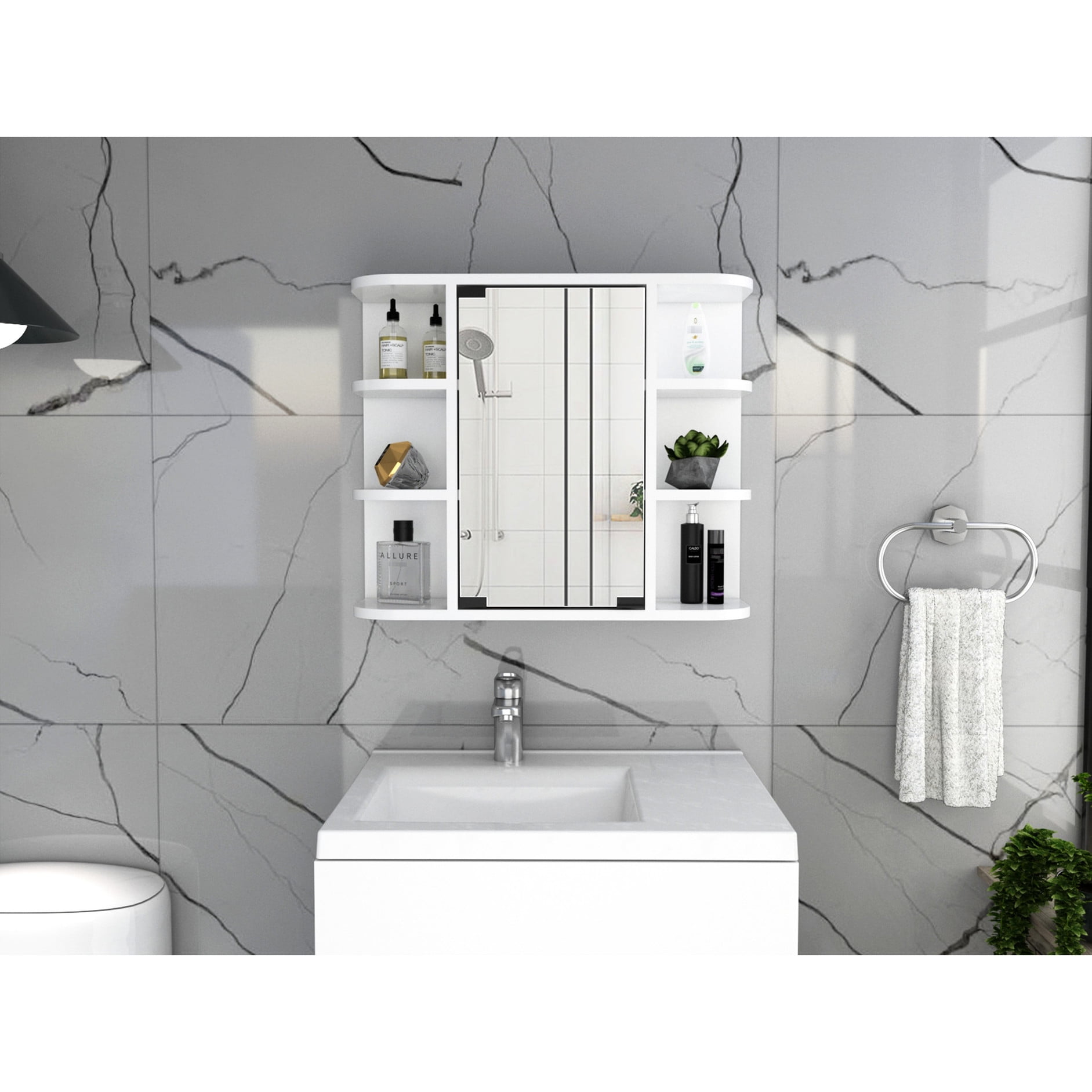 Medicine Cabinet with Mirror | Center Console Configuration | Bathroom ...