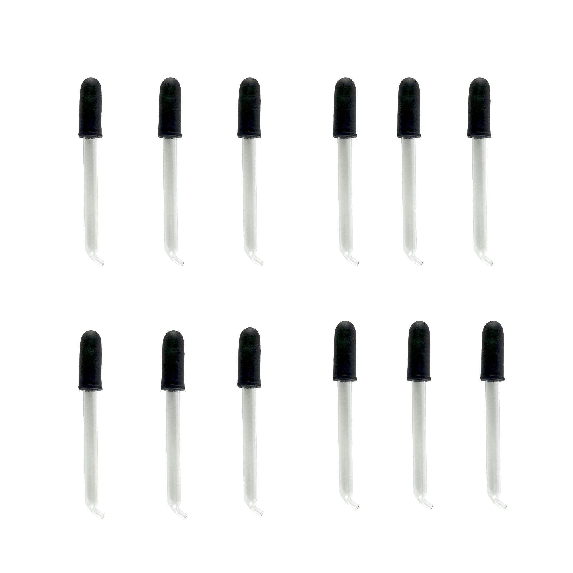 GSC International 1300-6A-DZ Glass Medicine Dropper, Bent-Tip, Pack of ...