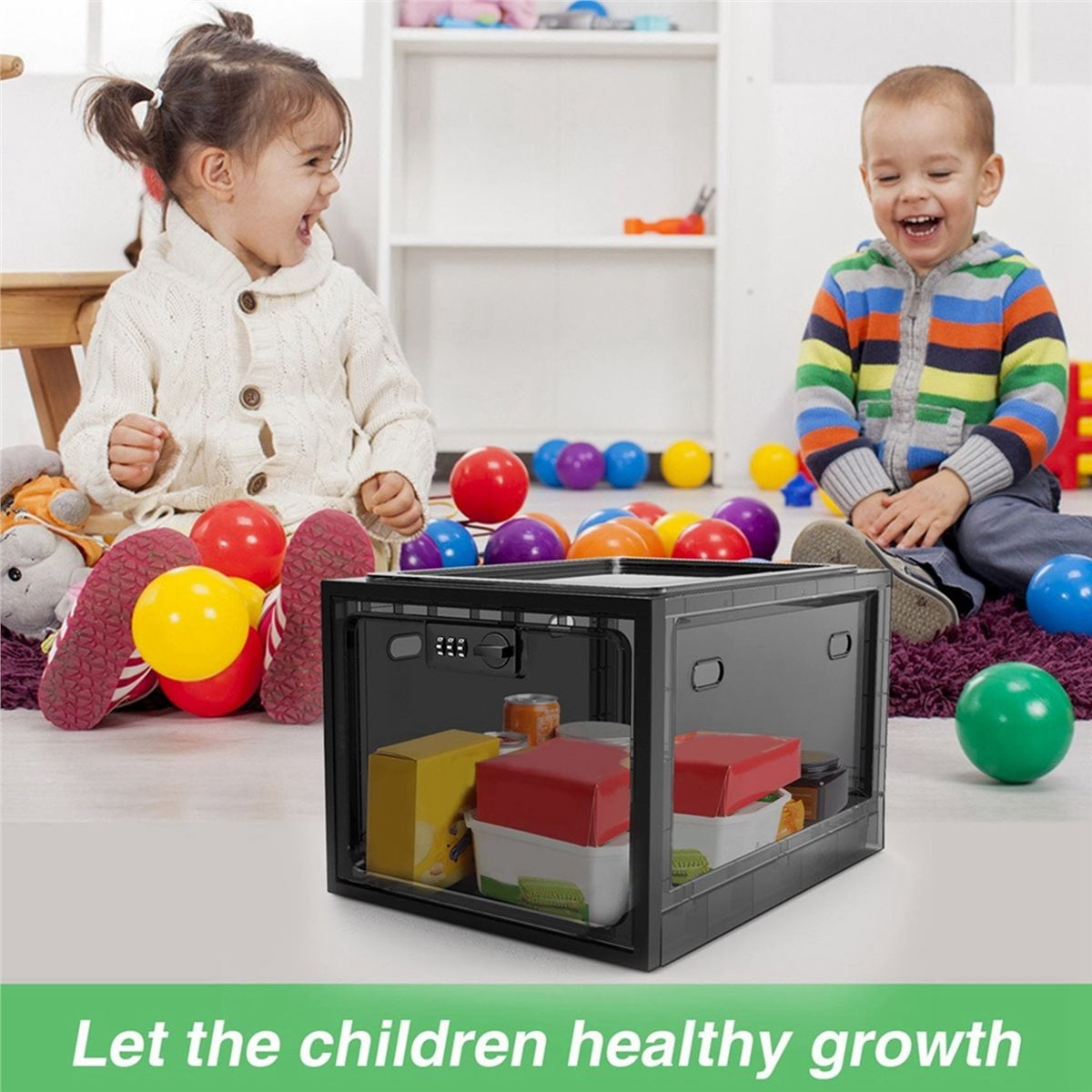 Medicine Lock Box, Cell Phone Lock Box Lockable Storage Box ...