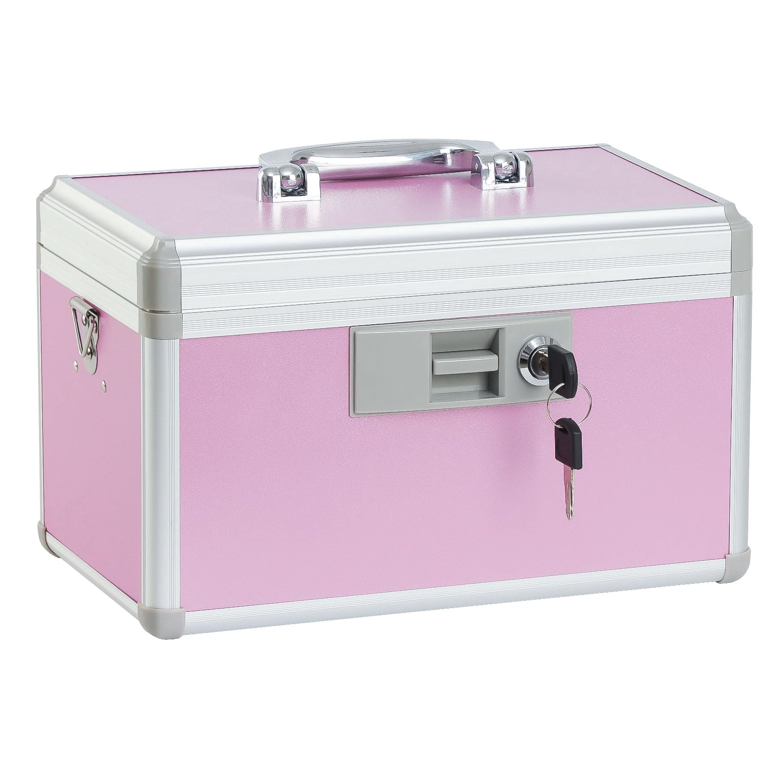 Medicine Lock Box,First Aid Safe Medication Storage Box,Layered ...