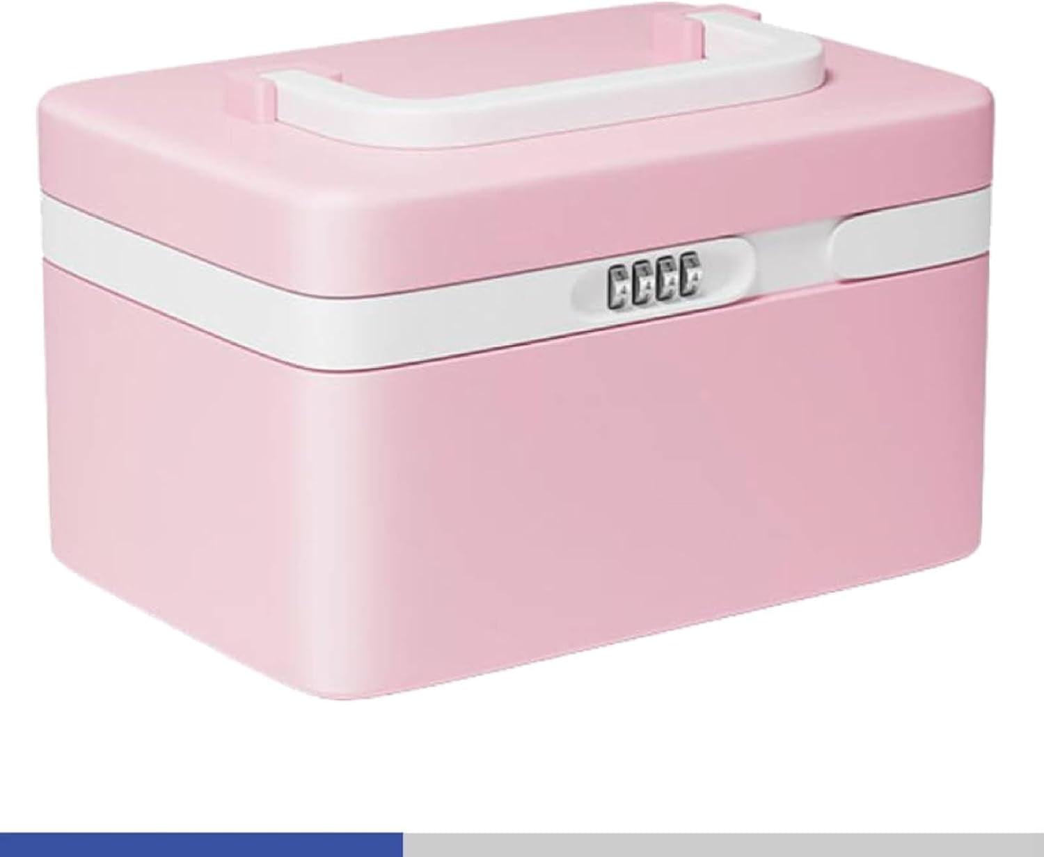 Medicine Lock Box, Lockable Medication Box with Portable Storage Case ...