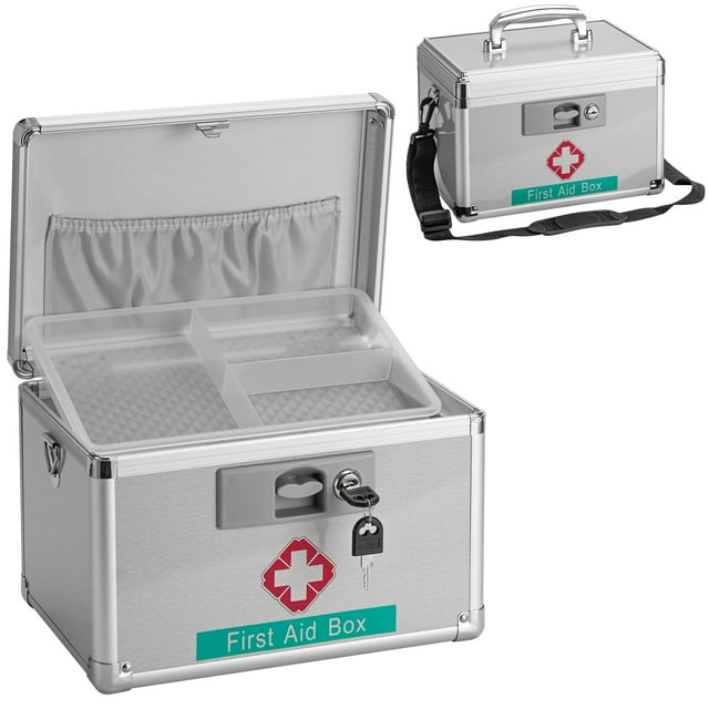 Medicine Lock Box for Safe Medication - 13.4 x 7.6 x 8.2 Inches ...