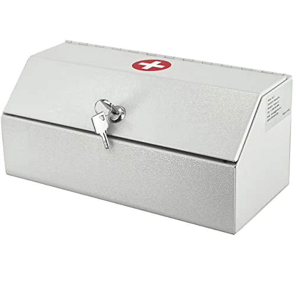 Medicine Lock Box for Safe Medication Storage - Lockable Medicine ...