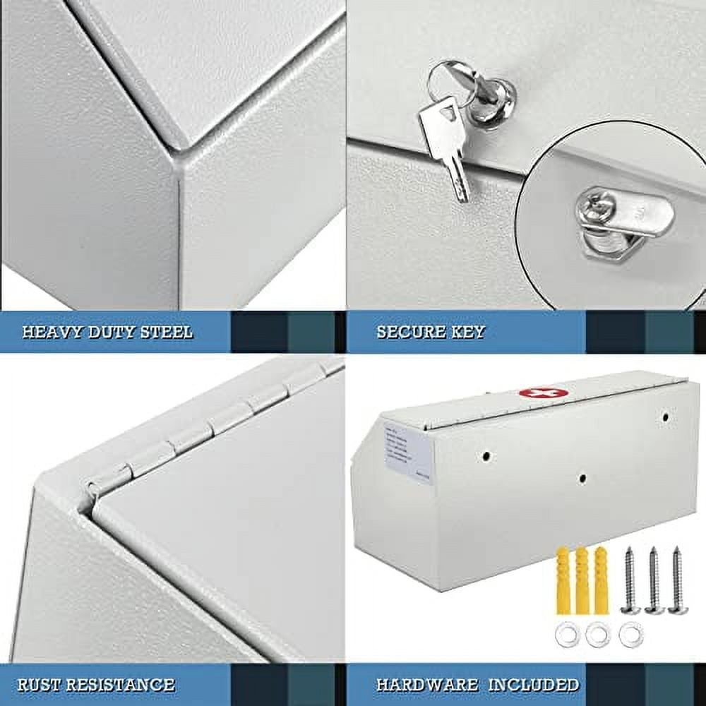 Medicine Lock Box for Safe Medication Storage - Lockable Medicine ...