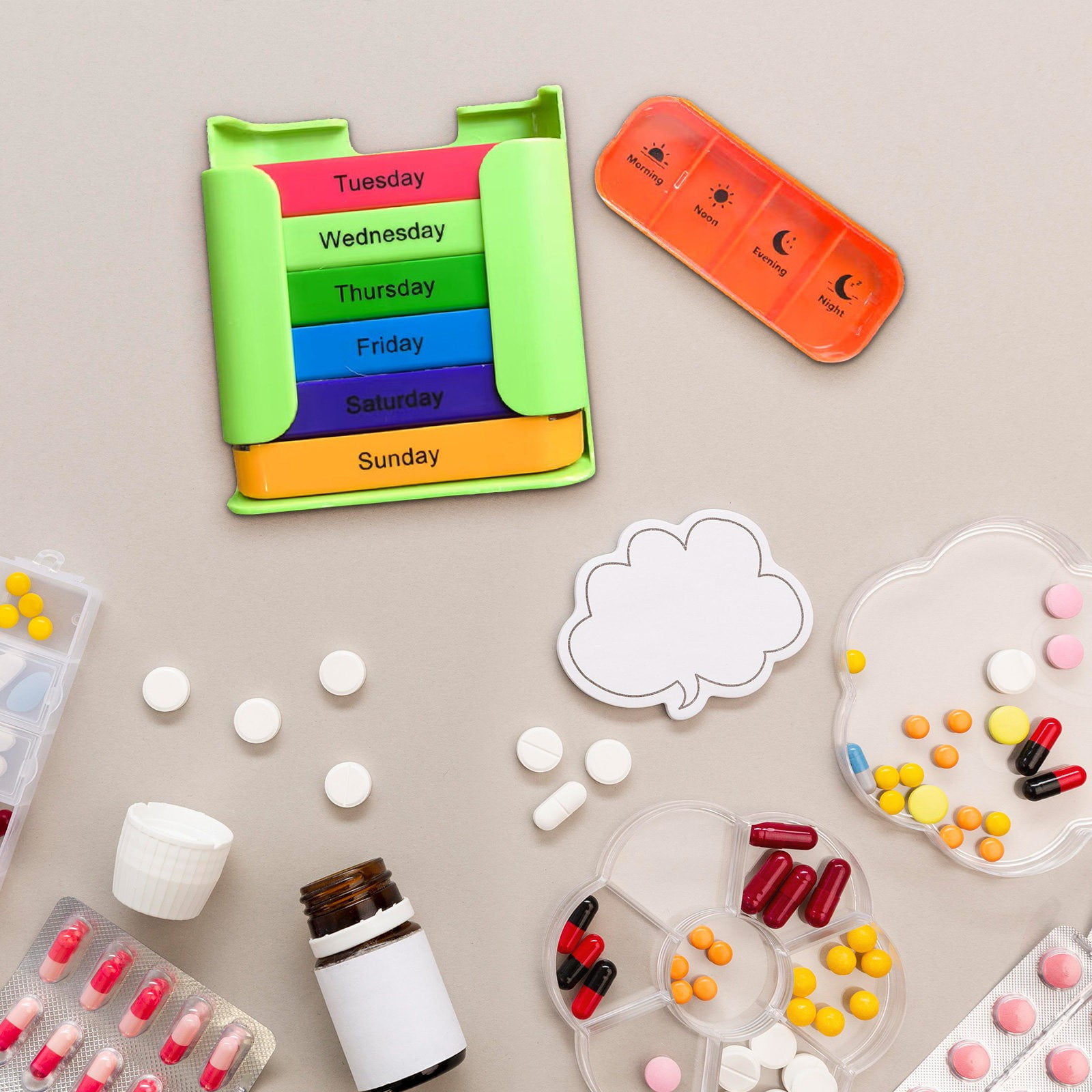 Medicine Organizer Box for Home and Travel | Compact First Aid Storage ...