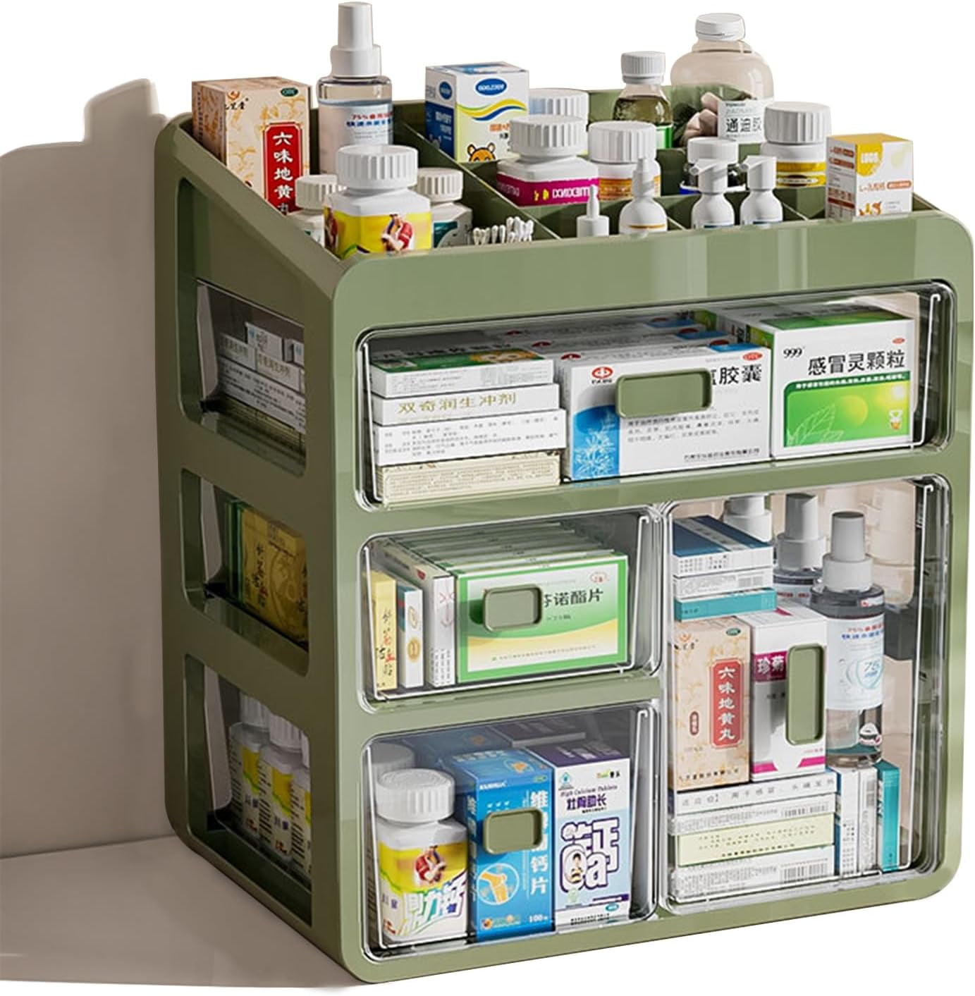 Medicine Organizer-Multidrawer Plastic Storage Box Organizer,Neat and ...