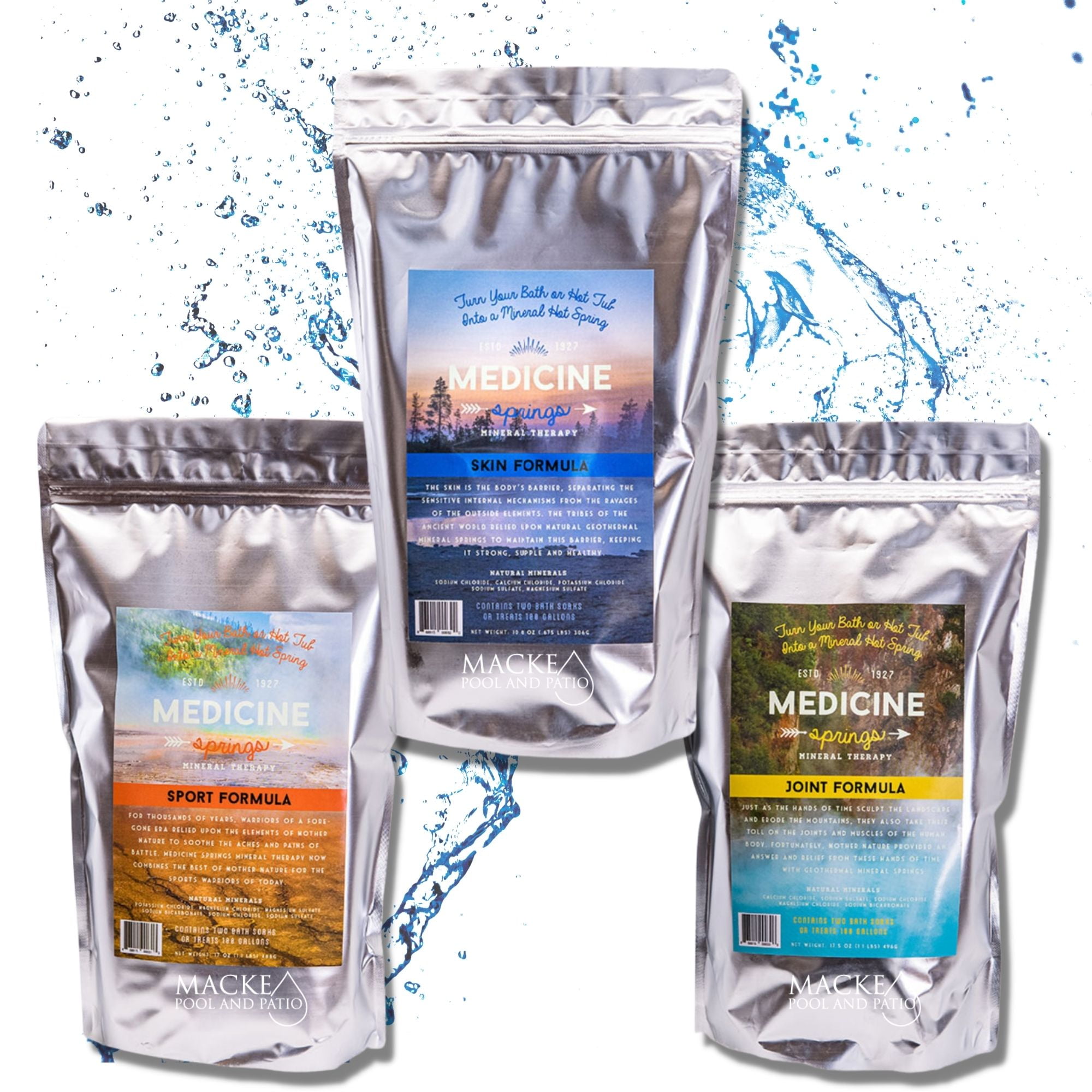 Medicine Springs, Natural Mineral Healing Bath Tub Soaks, Sport, Joint ...