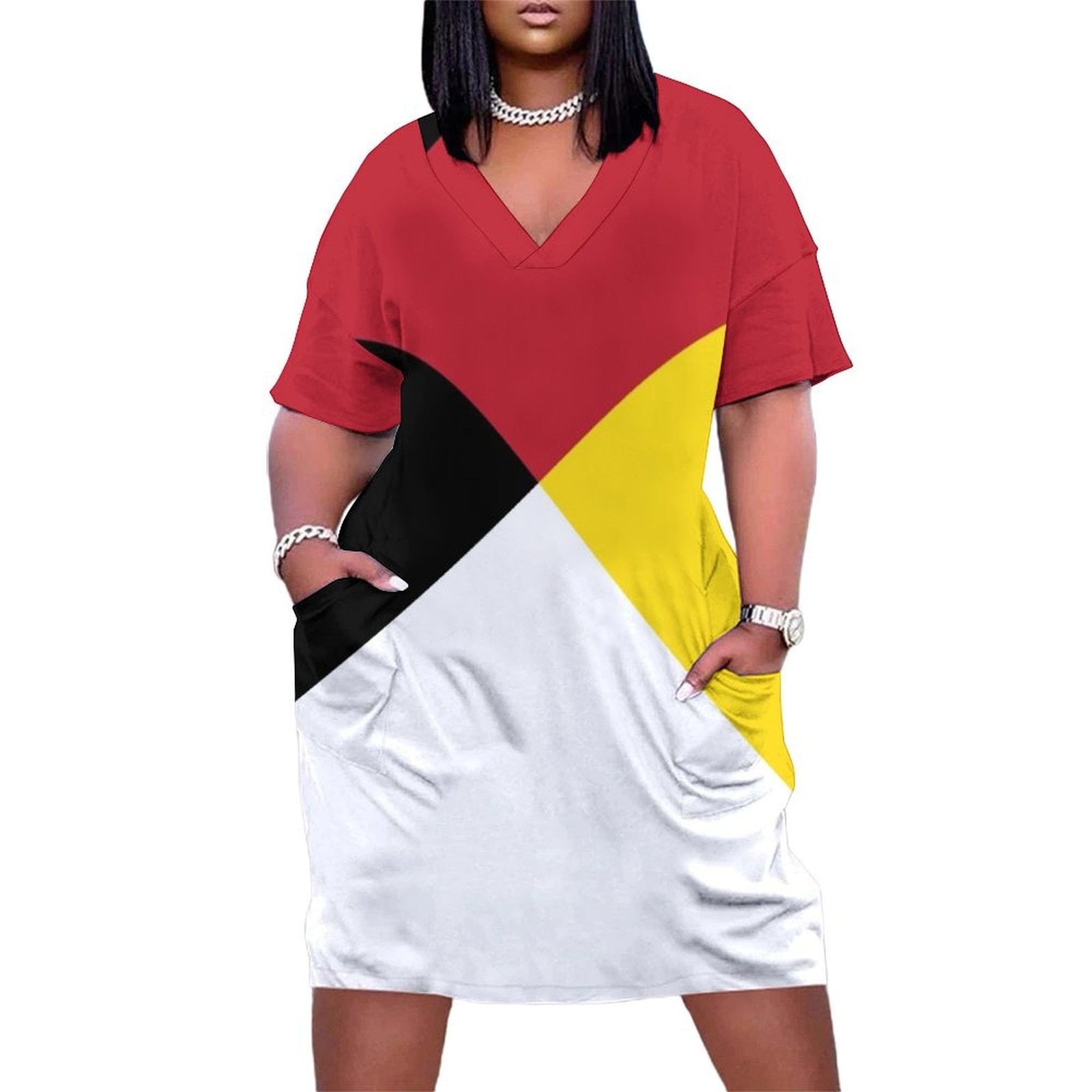 Medicine Wheel Loose Pocket Dress dress women summer 2025 wedding guest dress 2025 korean style ...