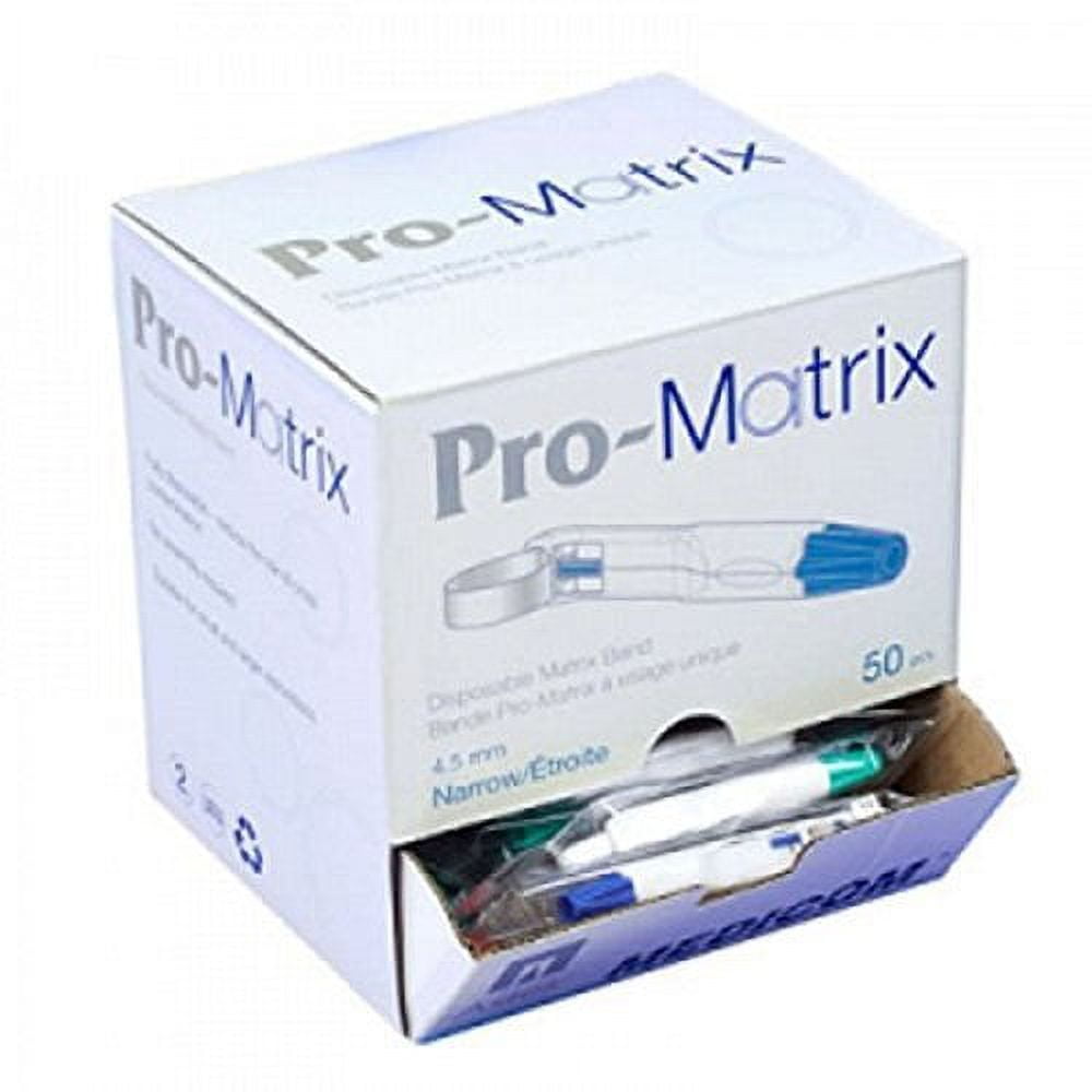 Medicom 30020 Pro-Matrix Band, Narrow, 4.5 mm Size (Pack of 50 ...