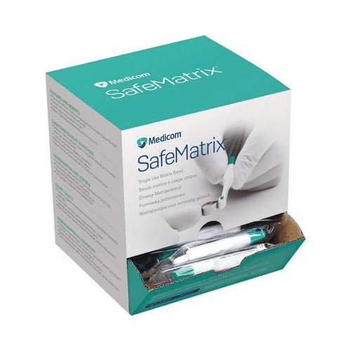 Medicom 30050 SafeMatrix Dental Matrix Bands 4.5mm Narrow Green 50/Bx ...