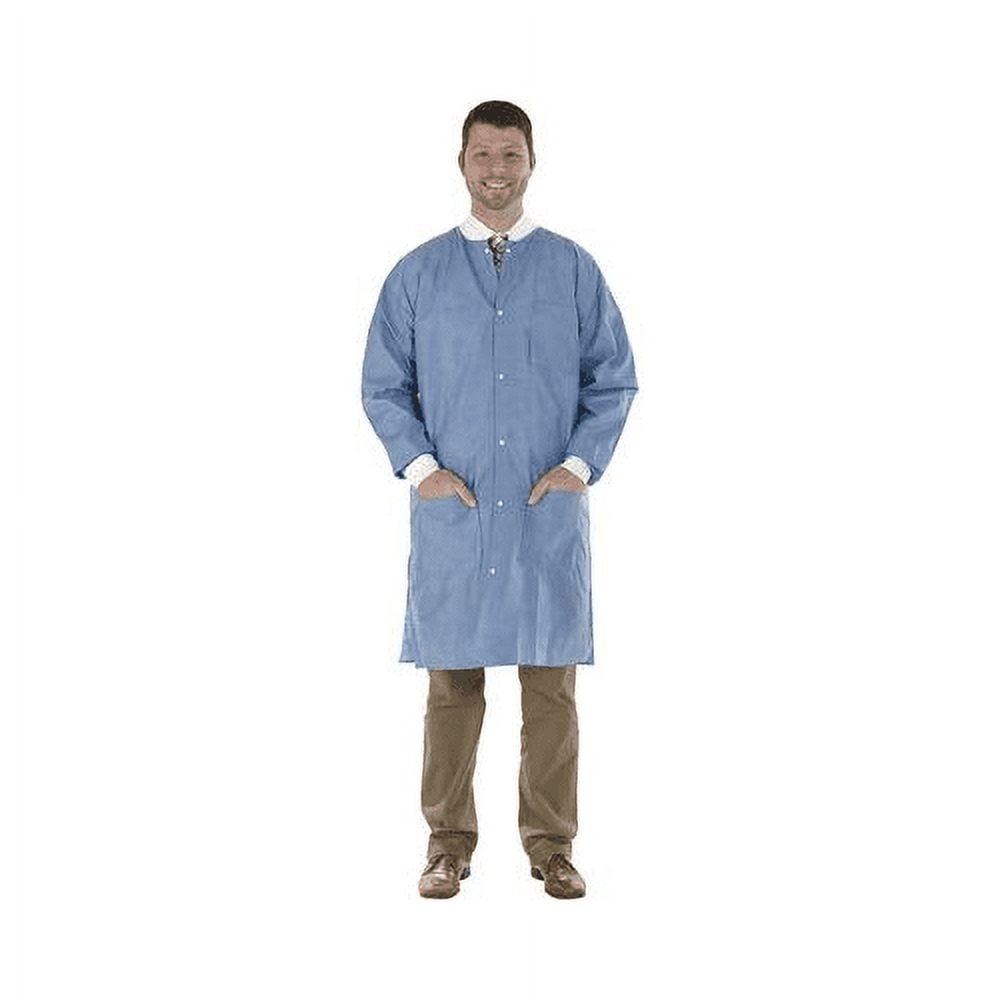 Medicom 8107-D SafeWear High Performance Lab Coats Deep Blue X-Large 12 ...