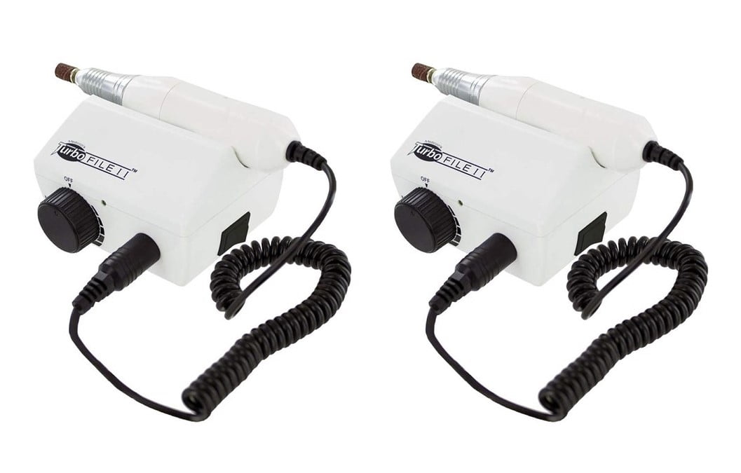 Medicool Turbo File II Professional Electric Nail Filing System (2 Pack ...