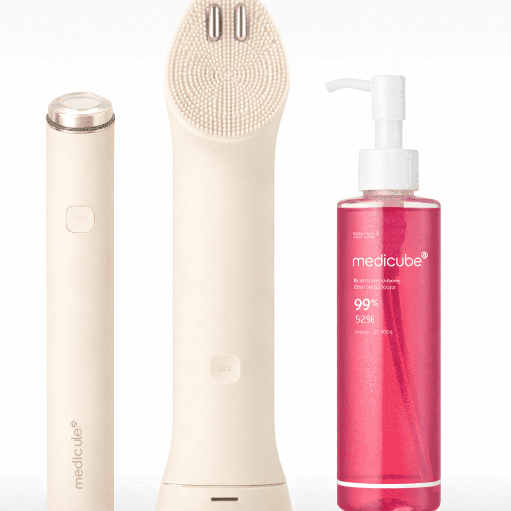 Medicube AGE-R Booster Pro EMS Facial Cleansing Device(Beige) - Walmart.com