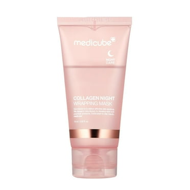 Medicube Collagen Overnight Wrapping Peel Off Facial Mask With a brush ...