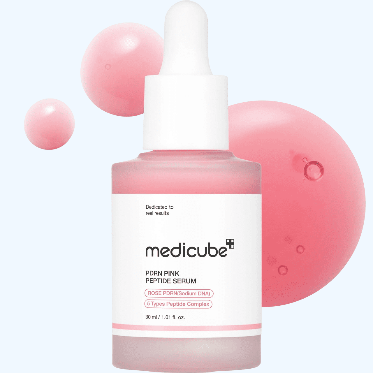 Medicube PDRN Pink Peptide Serum, Pink Glow Serum, Peptide, Niacinamide ...
