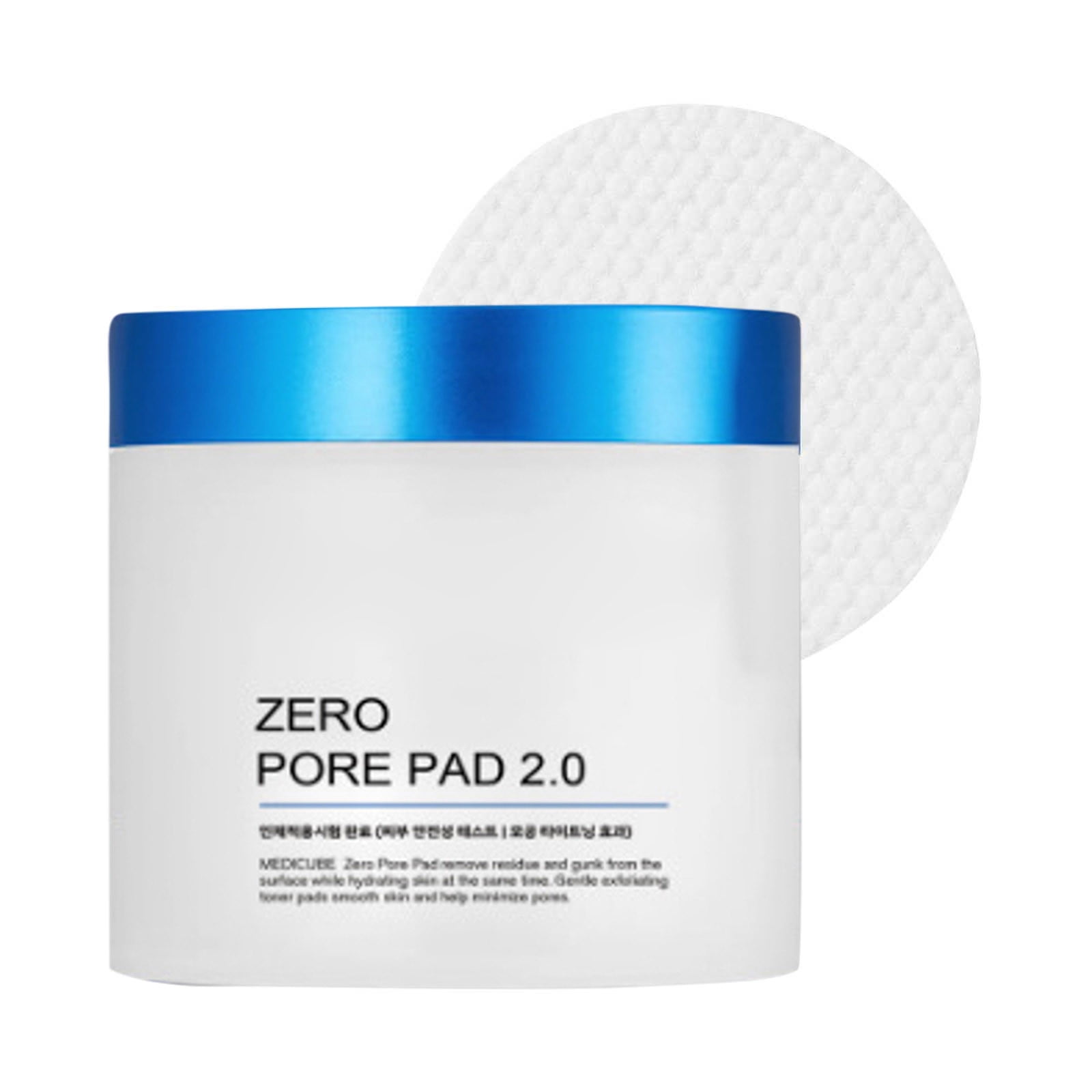 Medicube Zero Pore Pads 2.0 - Dual-Textured Facial Toner Pads for ...
