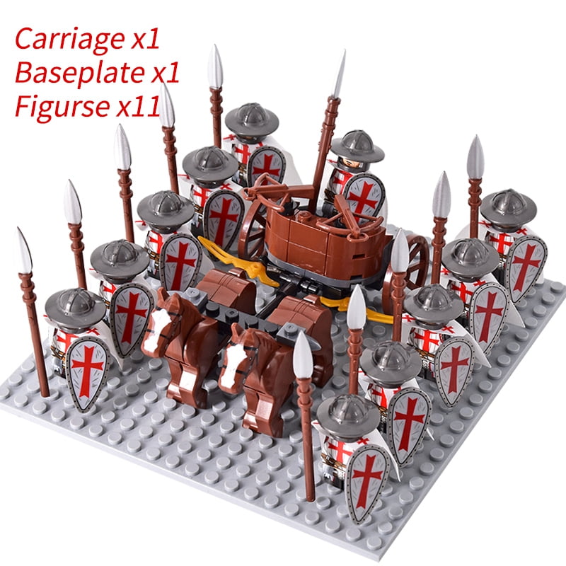 Medieval Age Castle Knights Spartan Warriors Crusader Roman Legion ...