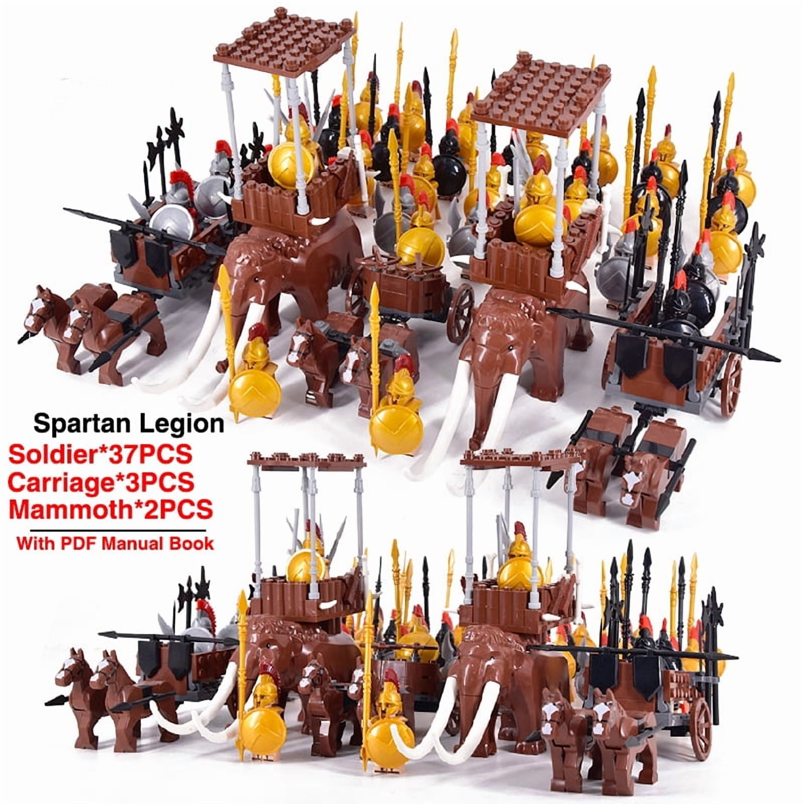 Medieval Age Castle Knights Spartan Warriors Crusader Roman Legion ...