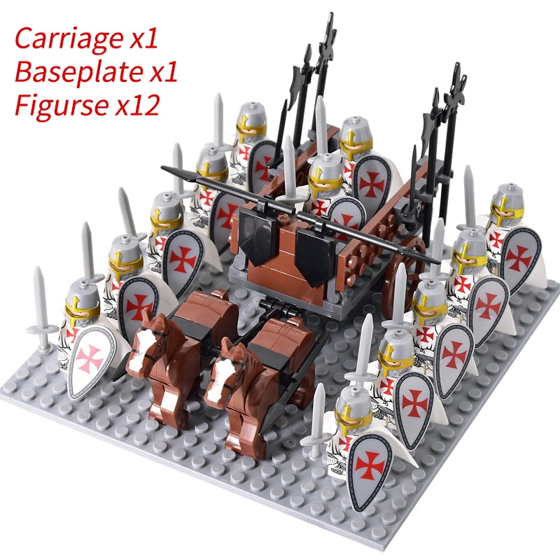 Medieval Age Castle Knights Spartan Warriors Crusader Roman Legion ...