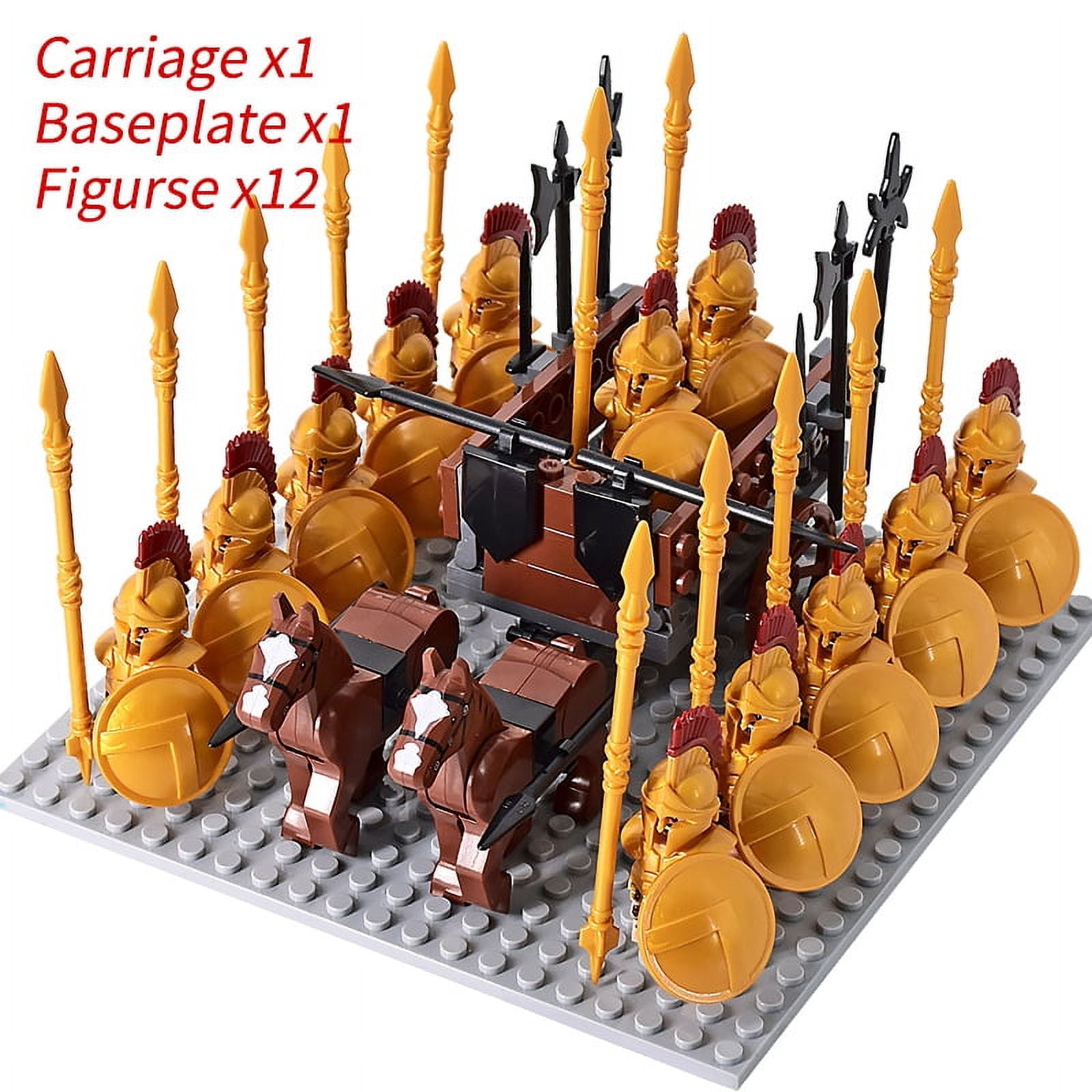Medieval Age Castle Knights Spartan Warriors Crusader Roman Legion