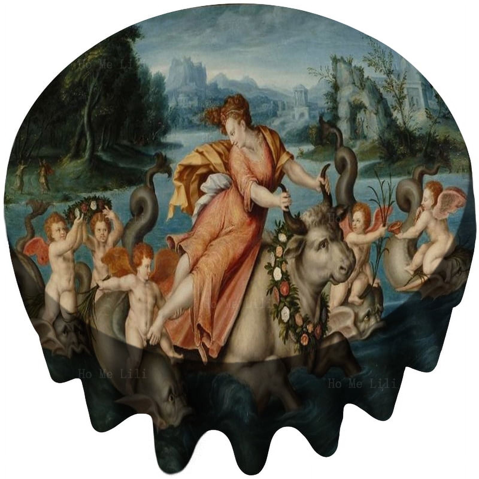 Medieval Ancient Greek Mythology Abduction Of Europa Religious Figures ...