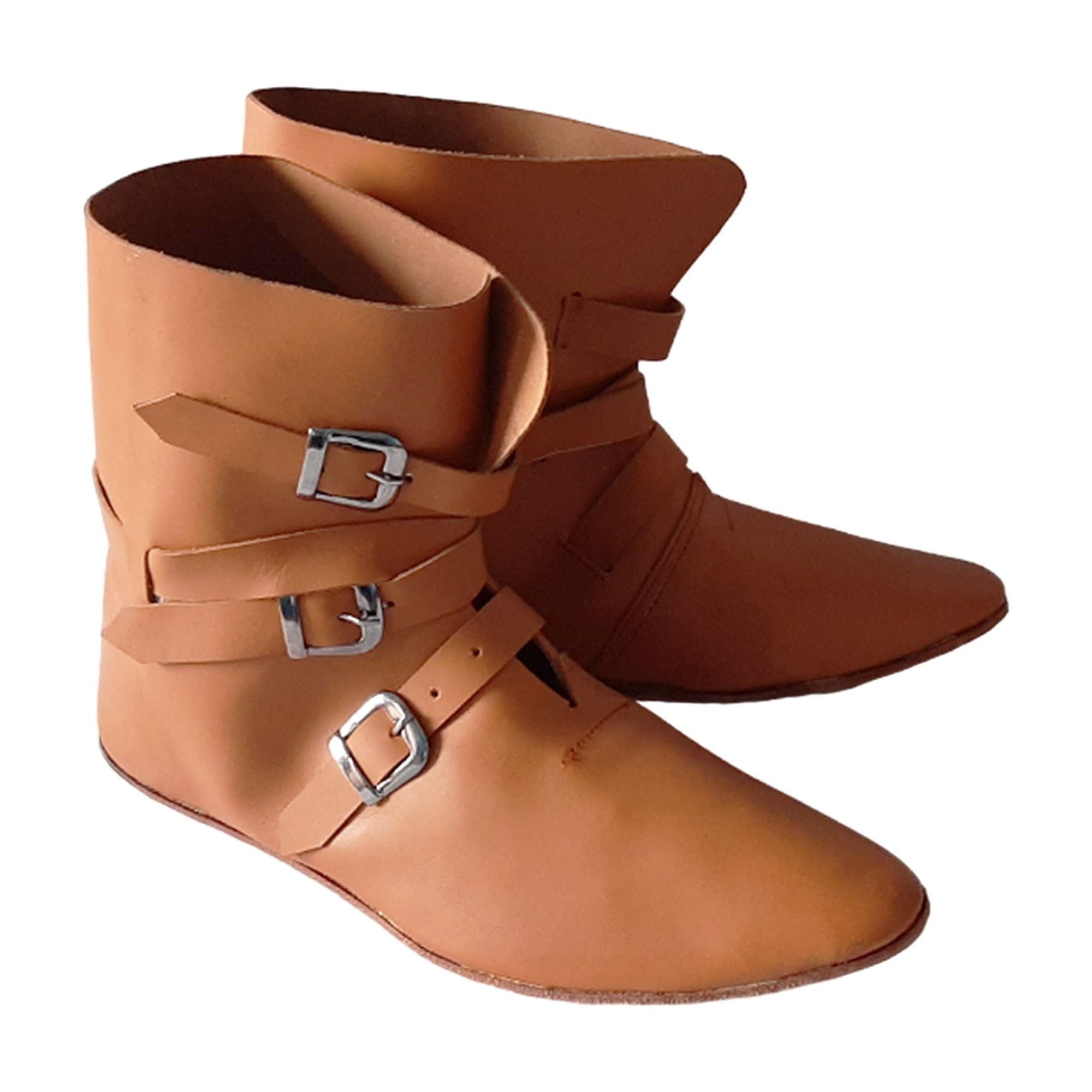 Medieval Ankle Boots Renaissance Shoes Pirates Movie Prop Shoe Viking ...