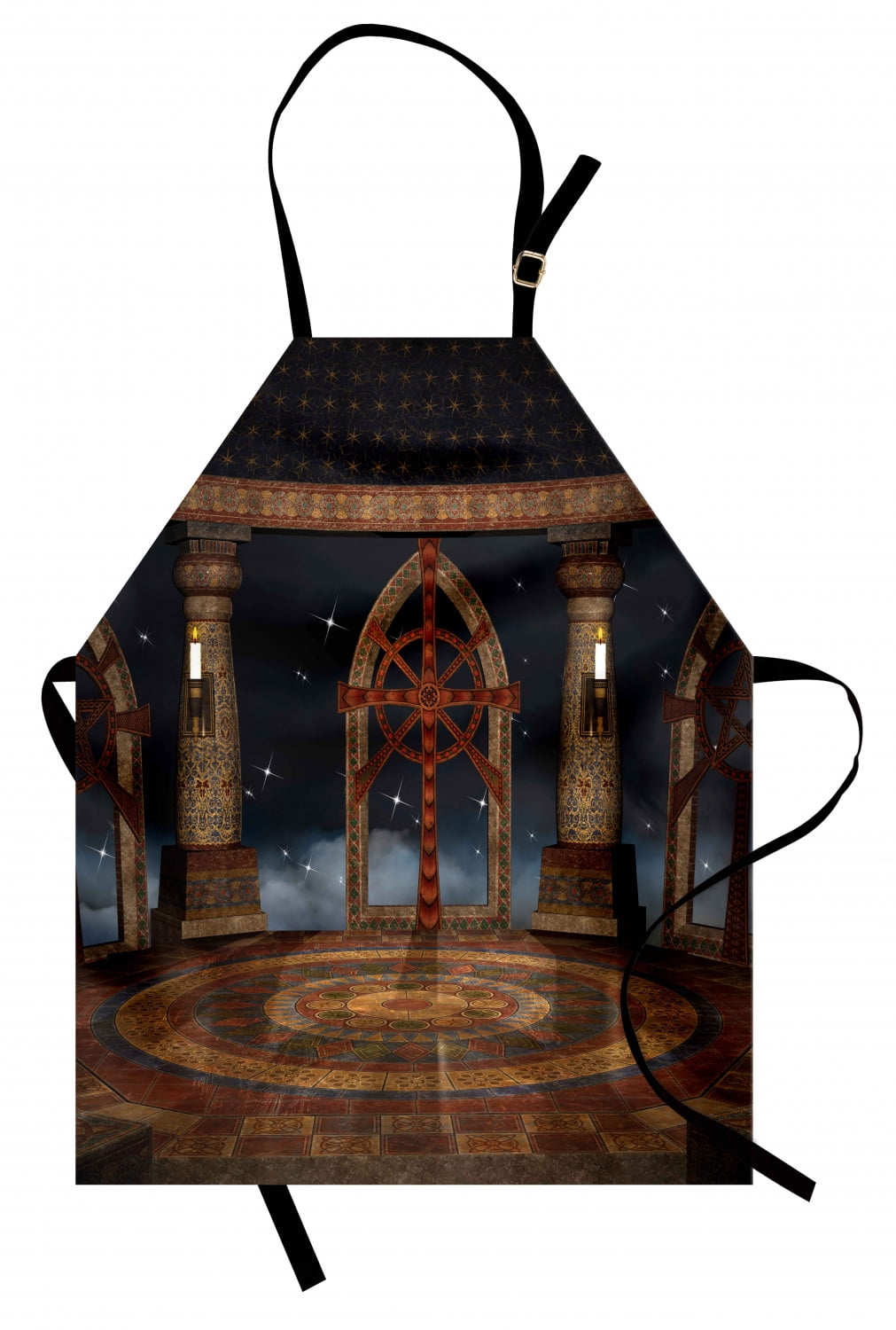 Medieval Apron Gothic Temple in the Sky Large Terrace Fantasy ...