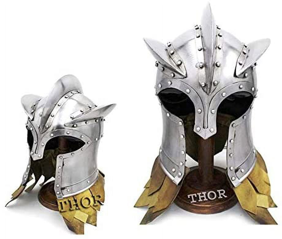 Medieval Armor Kings guard Helmet Wearable for Adult Costumes Silver ...