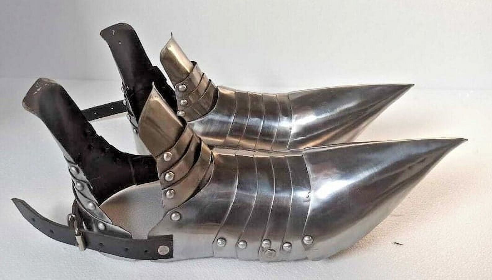 Medieval Armor Sca Larp Knights Shoes Pair of Sabatons - Walmart.com