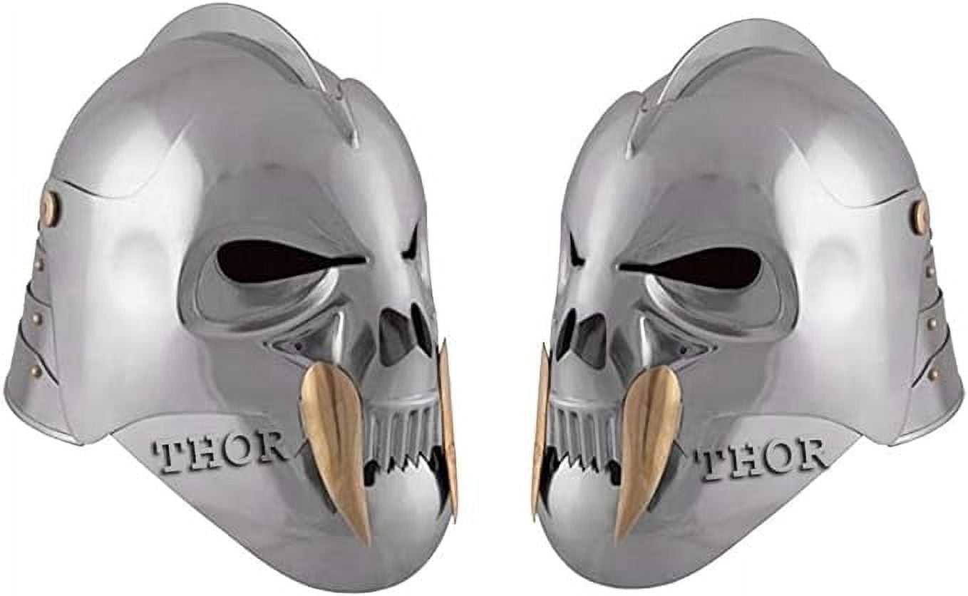 Medieval Armor Skeleton Helmet Roman Greek Knight Spartan Crusader ...