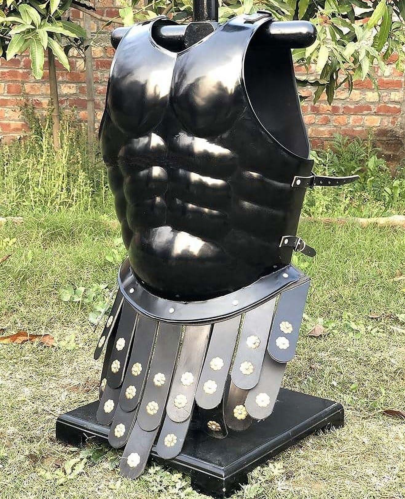 Medieval Armor Muscle Breastplate Warriors Costume - Walmart.com
