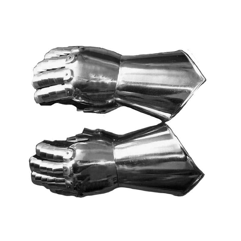Medieval Armour Gauntlets Gloves Pair Medieval Knight Costume Metal ...