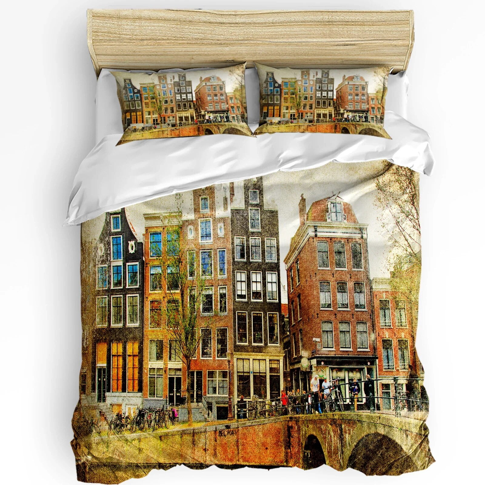 Medieval Bedding Set For Bedroom Bed Home Old Scottish Castle Vintage ...