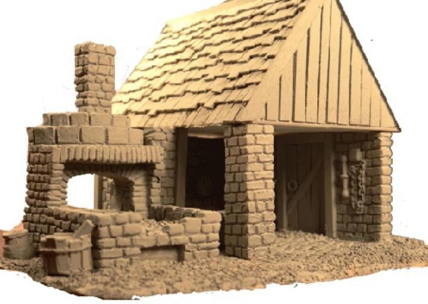 Medieval Blacksmith Shop Miniature Model Workshop for Knights - MINT ...