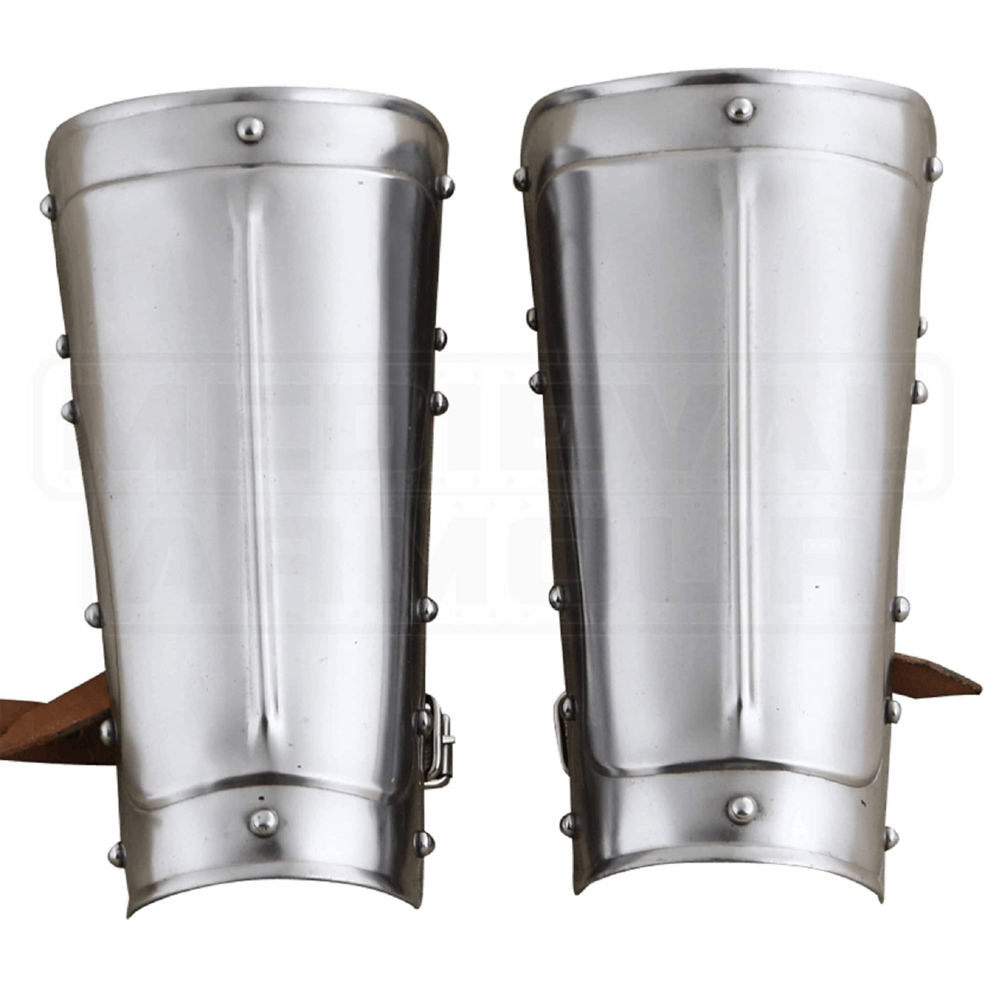 Medieval Bracers Economy Steel Arm Guards LARP Protection - Walmart.com