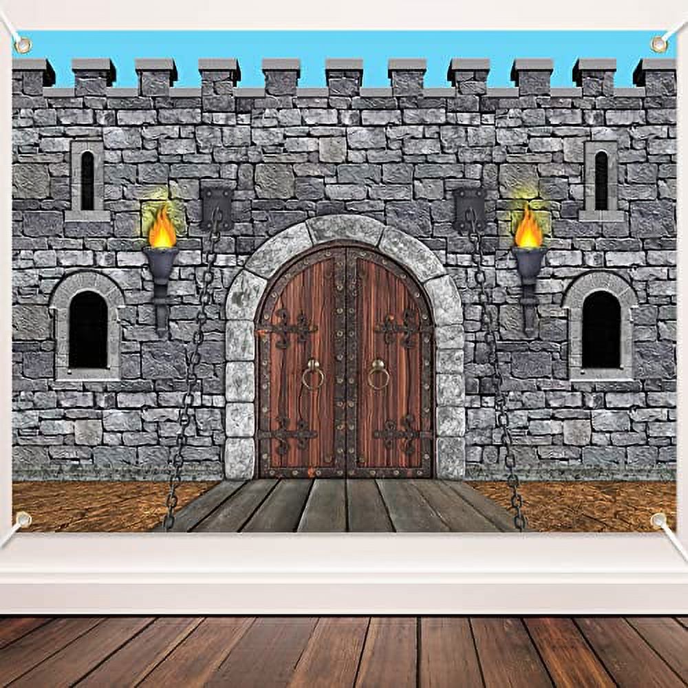 Medieval Castle Backdrop - Knight Decorations for an Enchanting Event ...