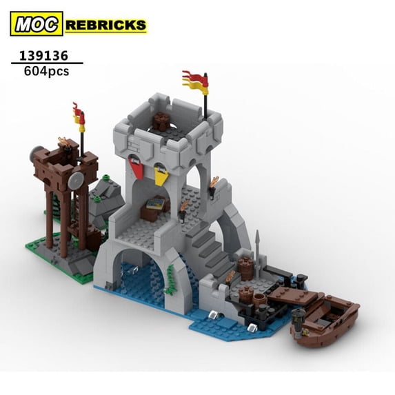 Medieval Castle Bridge Expansion Building Blocks Set for 10305 MOC ...
