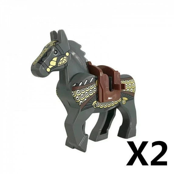 Medieval Castle Knight Building Block African Animal Elephant Tiger ...