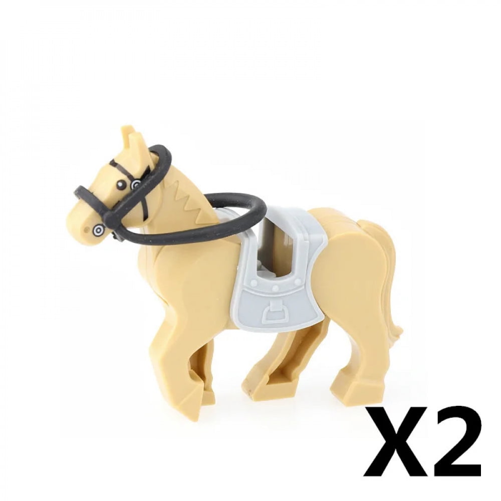 Medieval Castle Knight Building Block African Animal Elephant Tiger ...