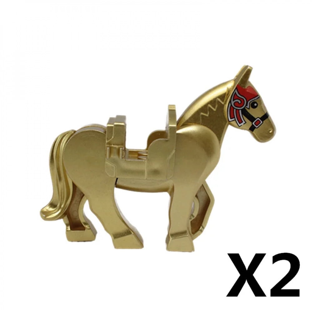 Medieval Castle Knight Building Block African Animal Elephant Tiger ...