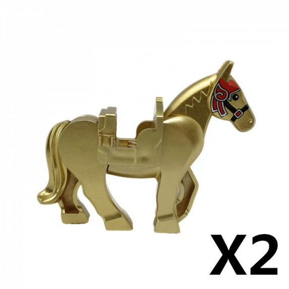 Medieval Castle Knight Building Block African Animal Elephant Tiger ...