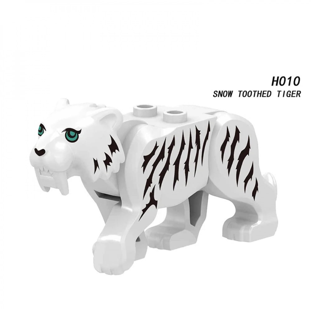 Medieval Castle Knight Building Block African Animal Elephant Tiger ...