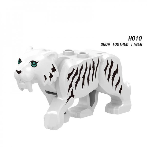 Medieval Castle Knight Building Block African Animal Elephant Tiger ...