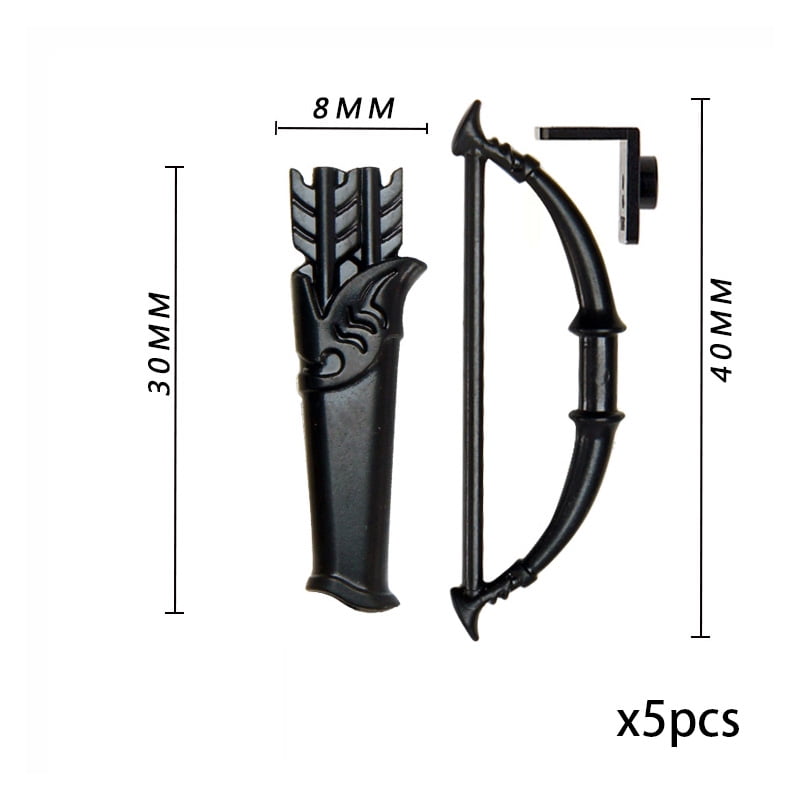 Medieval Castle Knight & Warrior Weapons Set Bow Crossbow Arrow ...