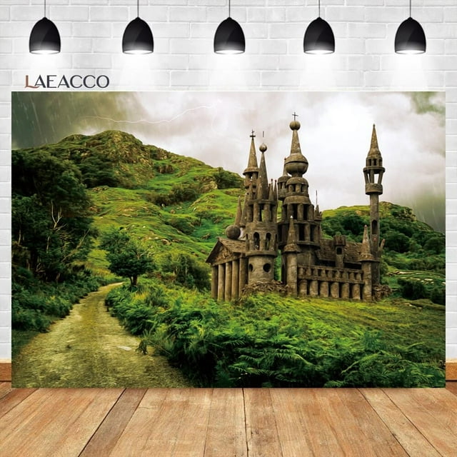 Medieval Castle Photography Backdrop European Stone Tower Gothic ...